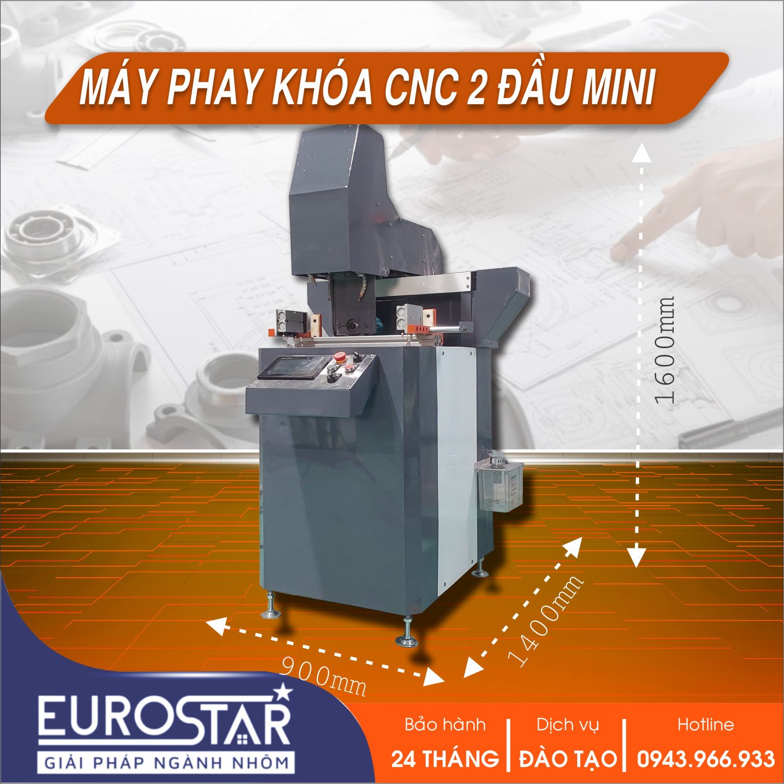 Máy Phay CNC Mini - Máy Nhôm EuroStar - Máy Nhôm EuroStar