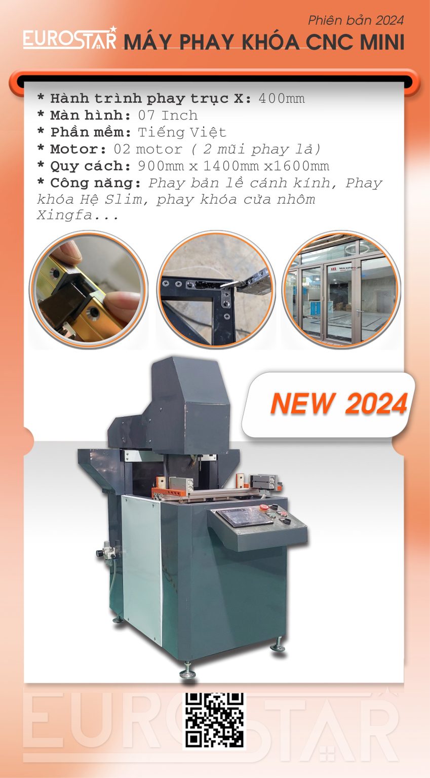Máy Phay CNC Mini - Máy Nhôm EuroStar - Máy Nhôm EuroStar